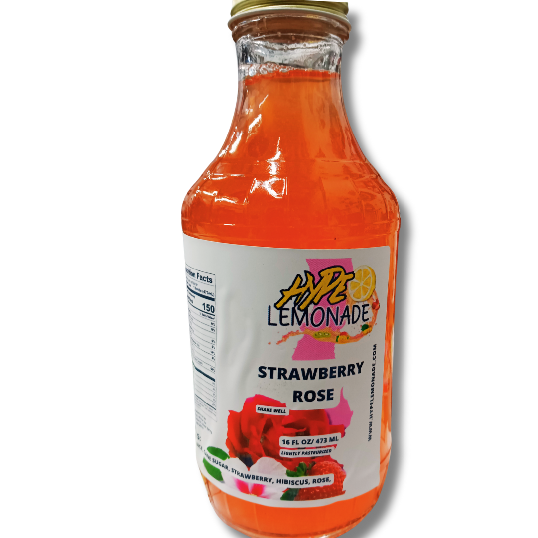 Strawberry Rose Lemonade | Hype Lemonade
